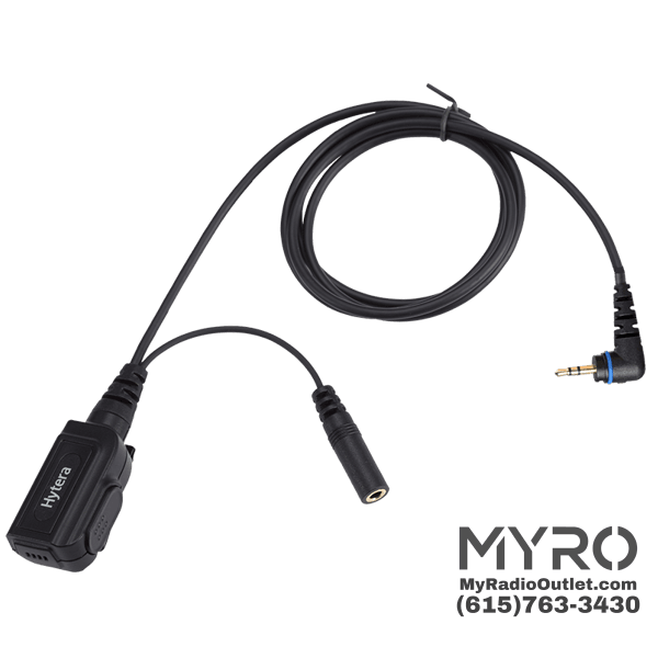 Hytera ACS-01 PTT and MIC Cable (BD302I, BD352I, PD362I) – My Radio Outlet